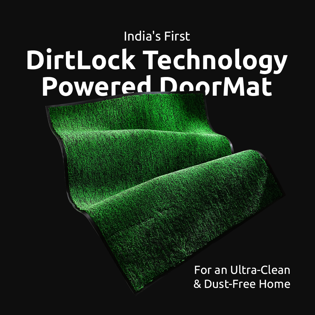 UltiClean Soft Tread Dirt & Wetness Lock Floor Mat - Green