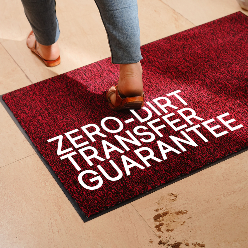UltiClean Soft Tread Dirt & Wetness Lock Floor Mat - Red